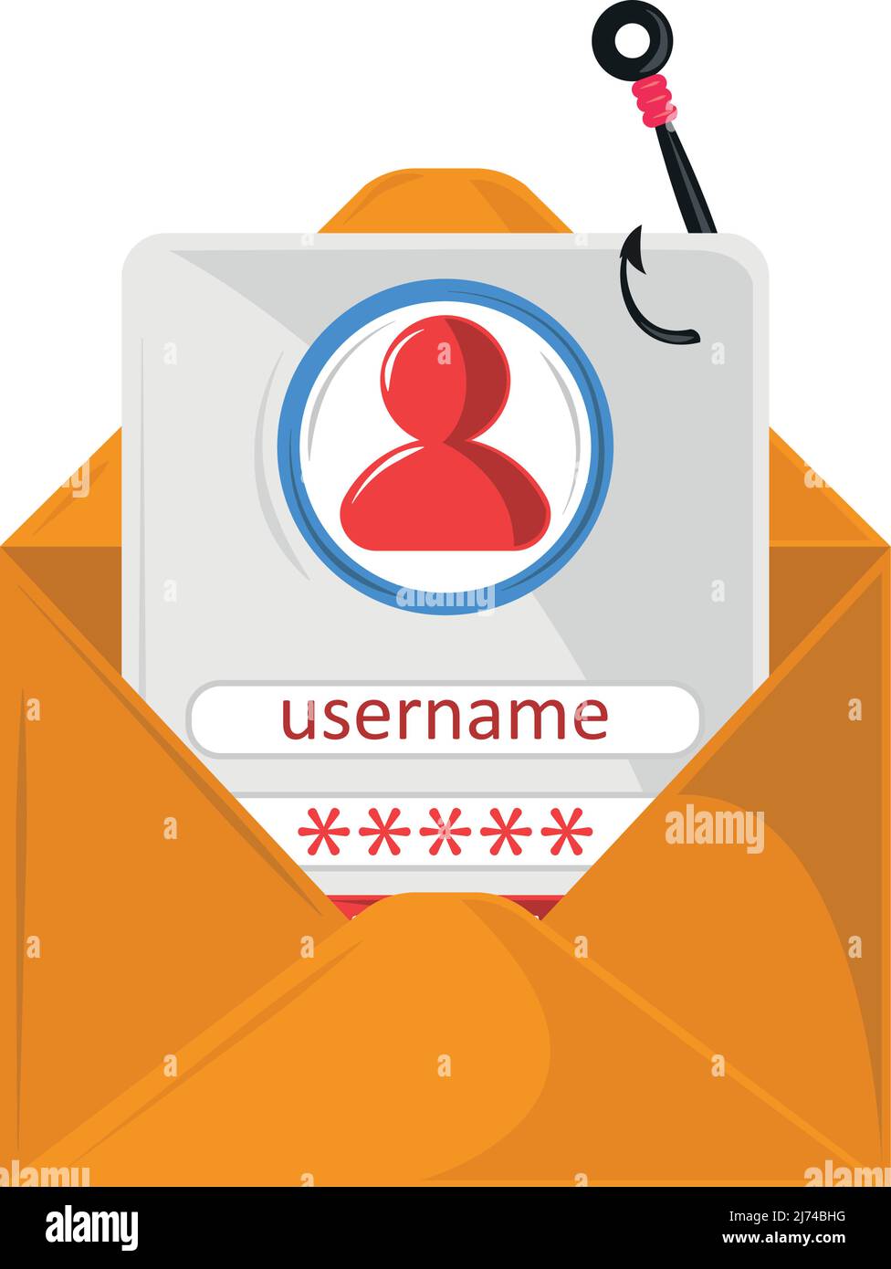 phishing by email Stock Vector Image & Art - Alamy