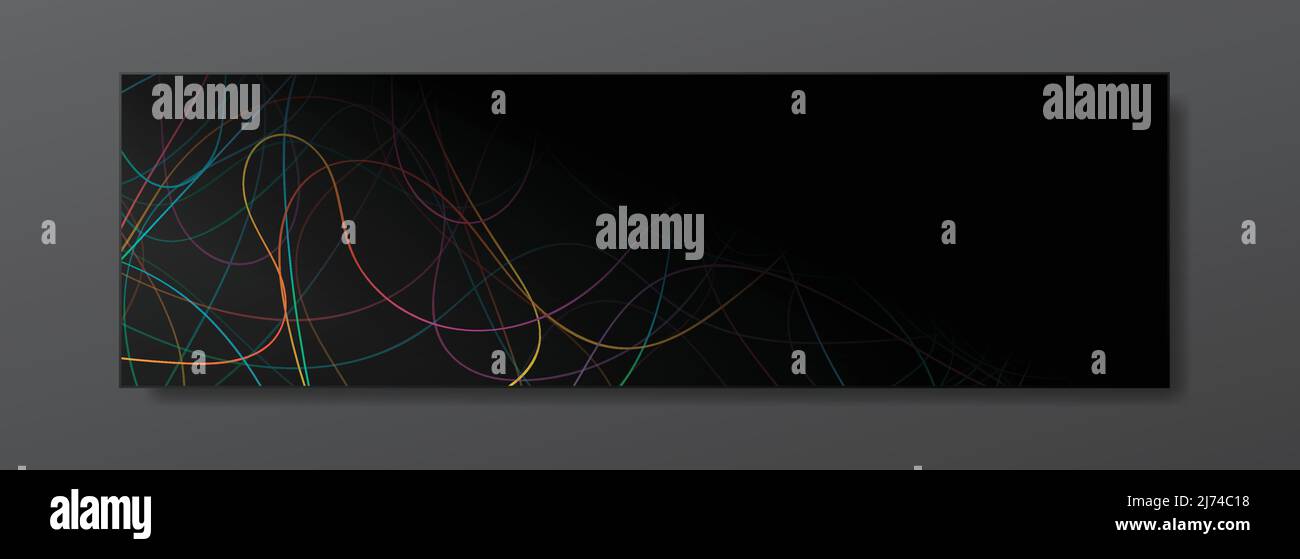 Black banners Stock Vector Images - Alamy