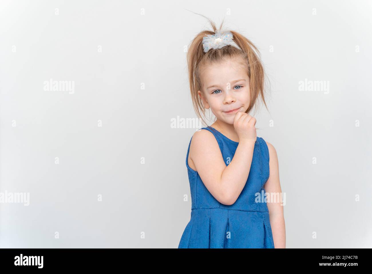 kid posing in the studio Stock Photo - Alamy
