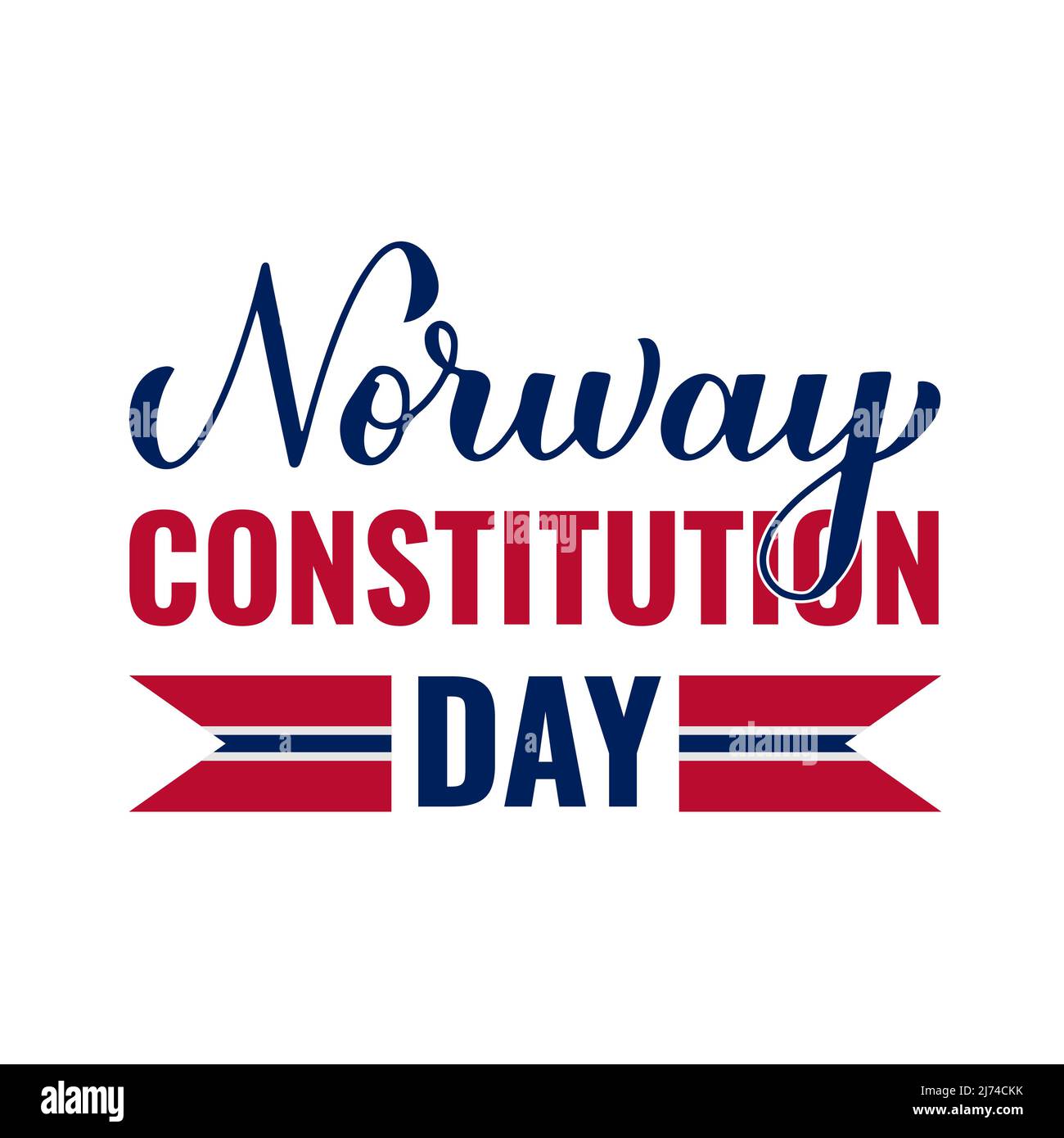 Norway Constitution Day typography poster. Norwegian National holiday ...