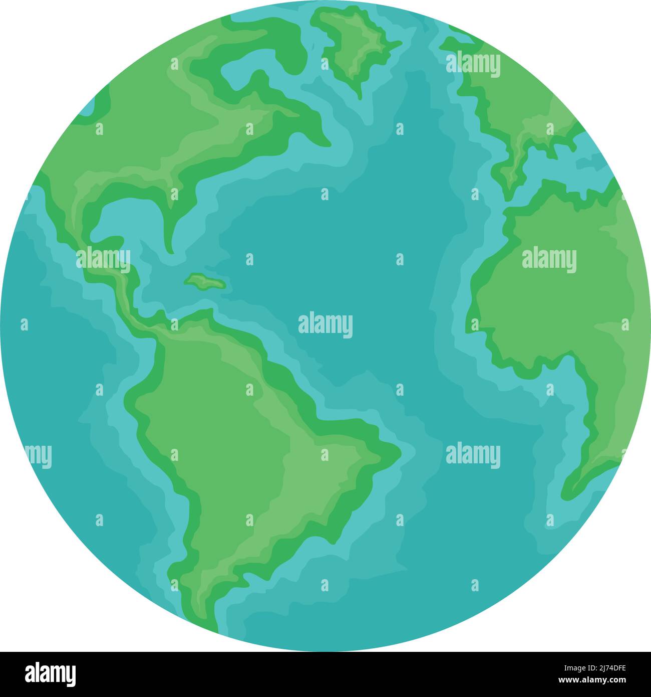 Earth Planet Map Stock Vector Image And Art Alamy