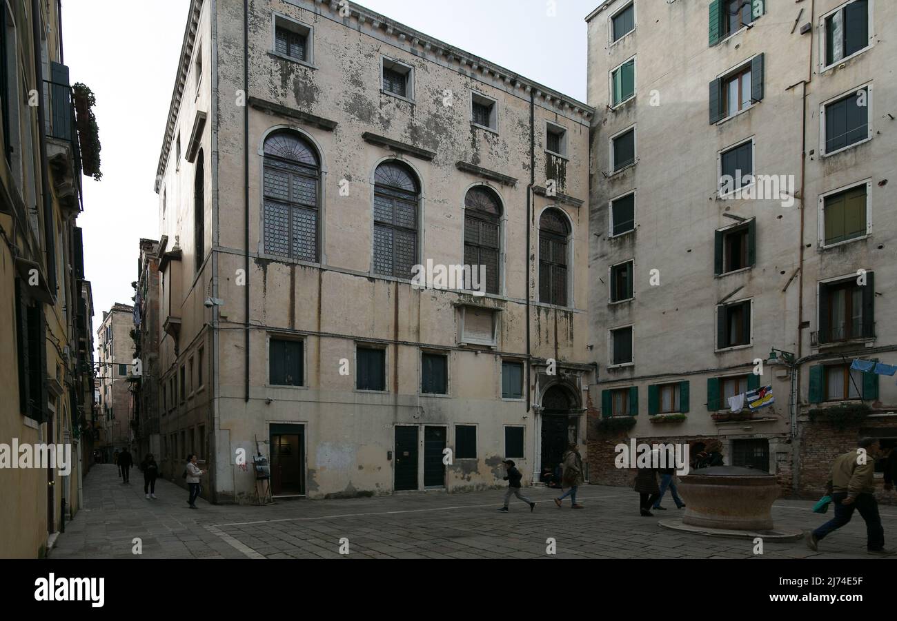 Italien Venedig Ghetto Vecchio -568 Spanische Synagoge Stock Photo - Alamy