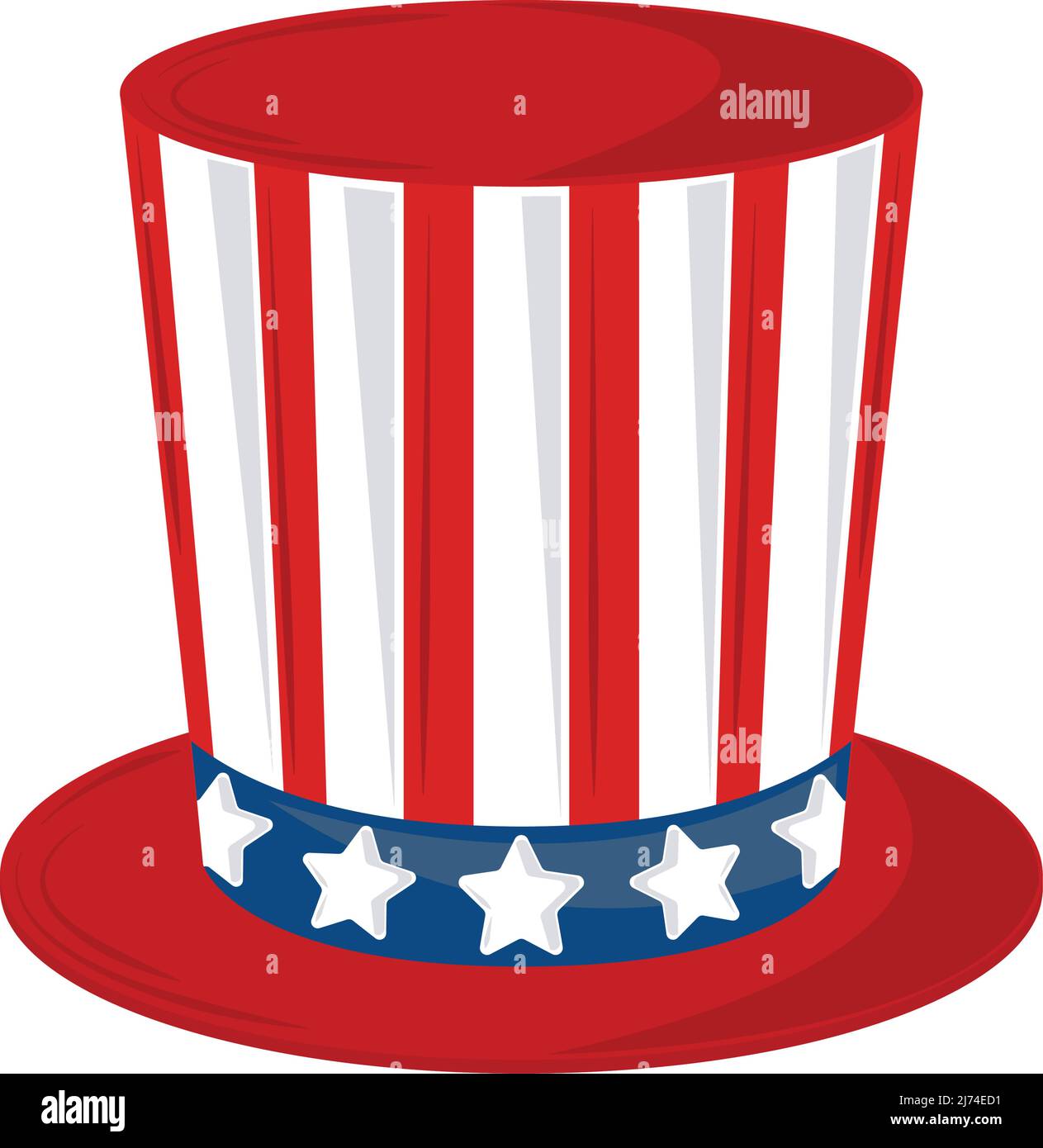 American top hat usa Stock Vector Images - Alamy
