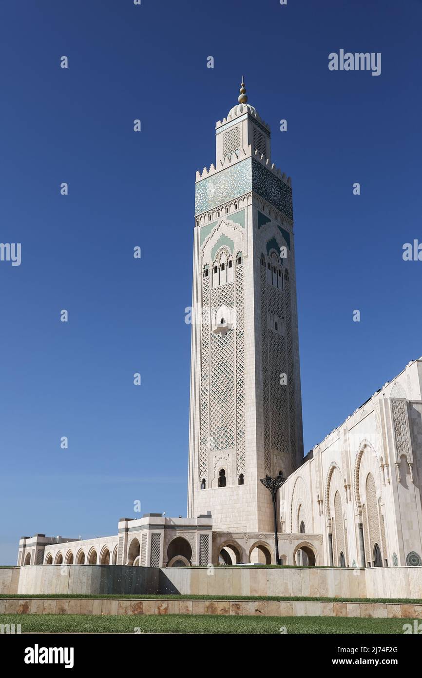 Hassan II Mosque in Casablanca City, Morocco Stock Photo - Alamy