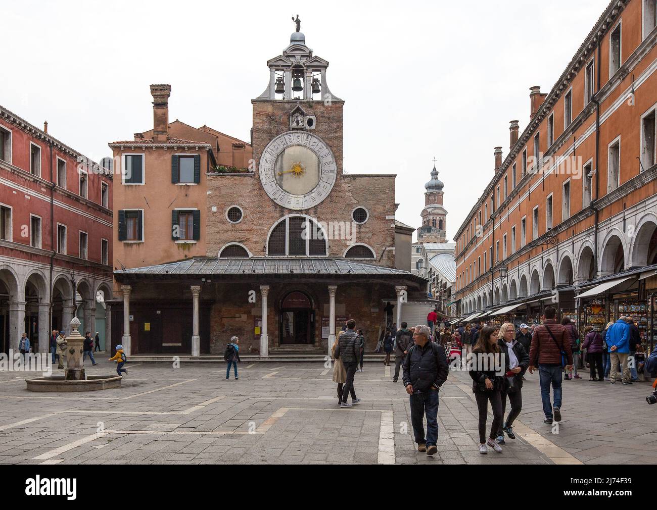 Italien Venedig Krche San Giácomo di Rialto -120 heutige Gestalt vom E ...