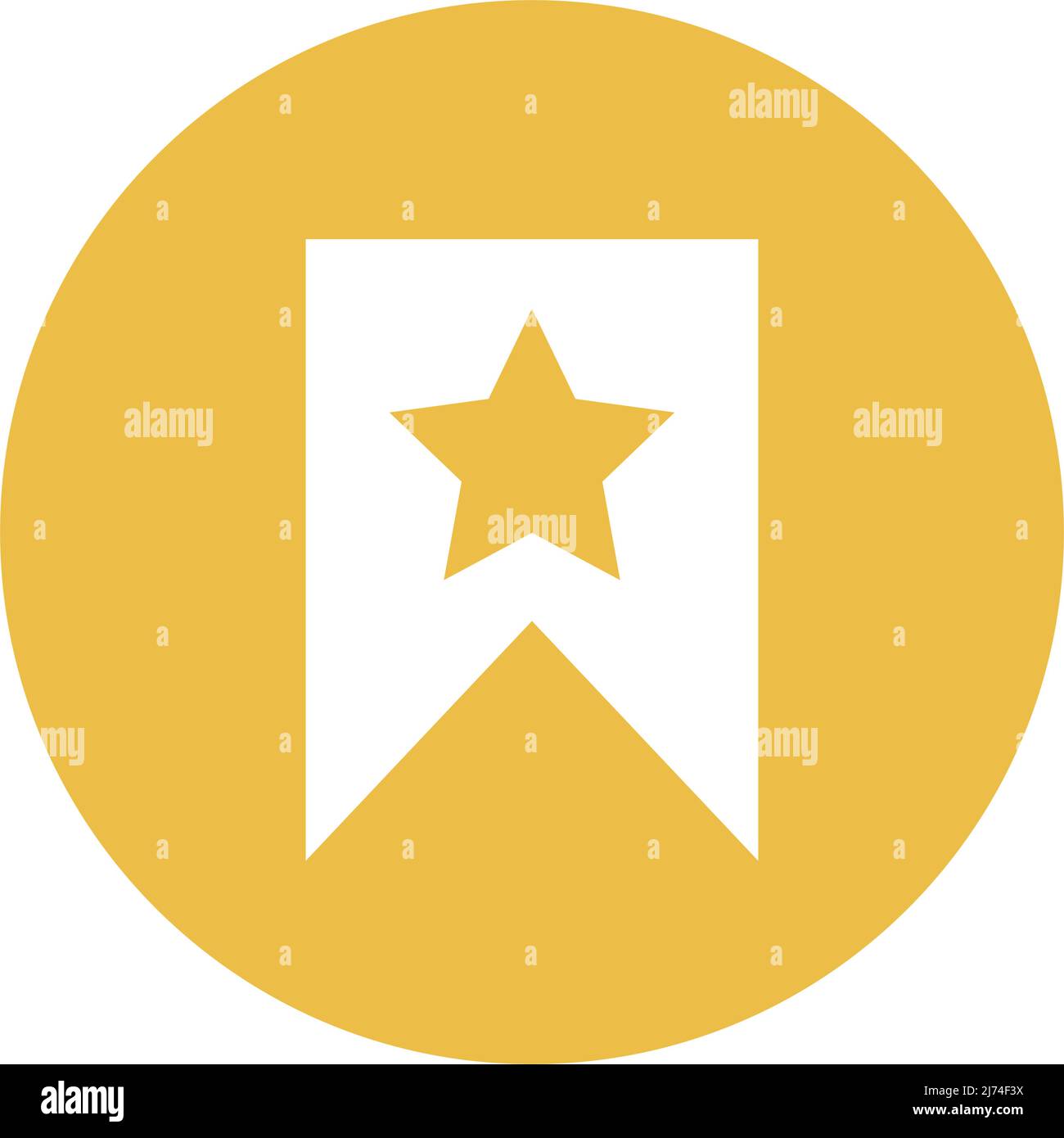 A round icon for bookmarks. Favorite icon. Editable vector Stock Vector ...