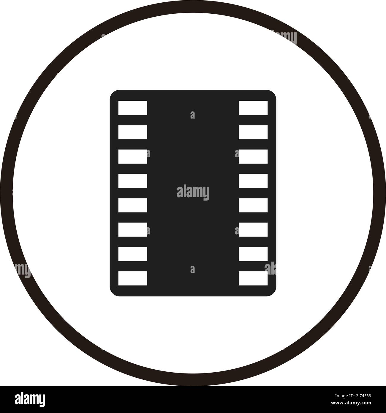 Film reel vector vectors hi-res stock photography and images - Alamy