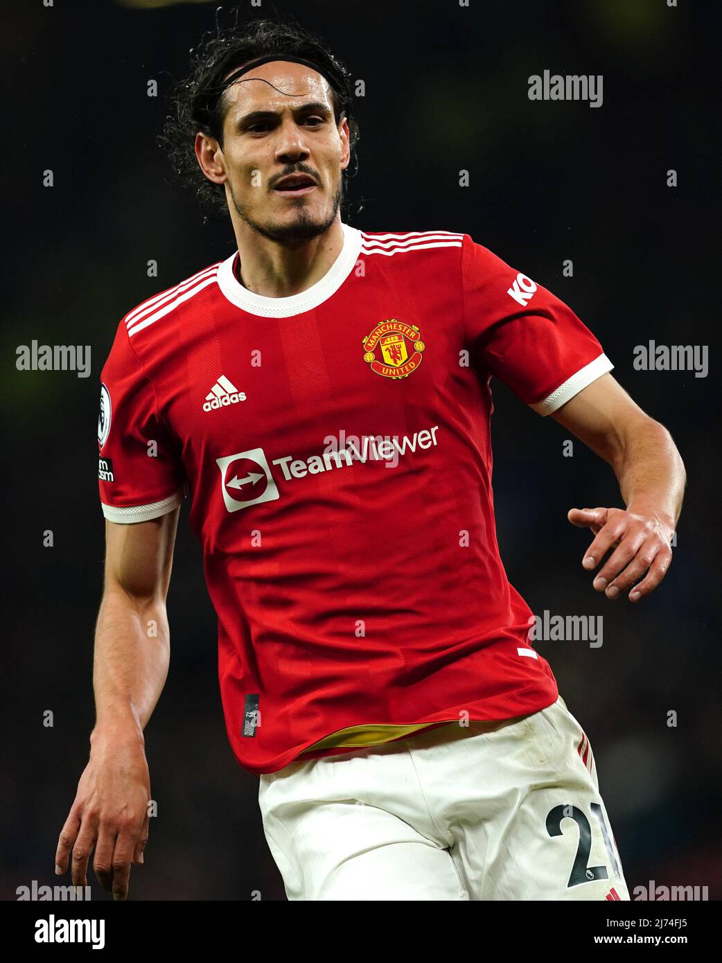 Manchester United's Edinson Cavani during the Premier League match at ...