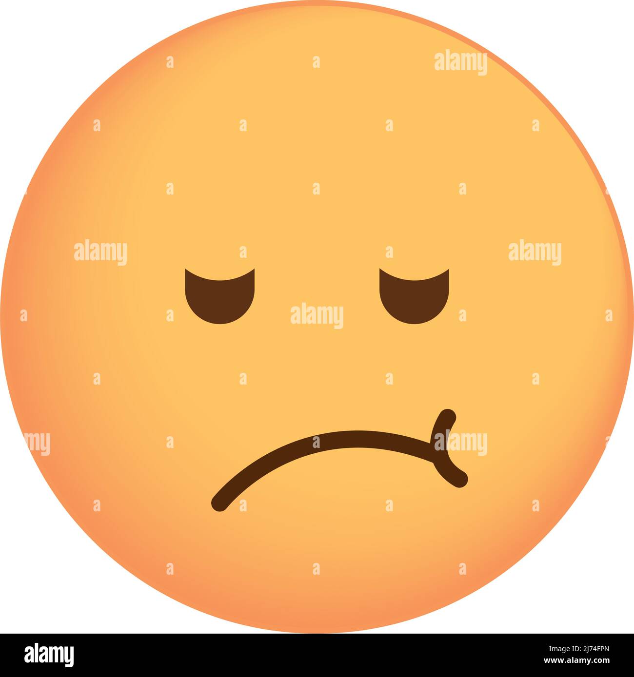 doubtful emoji face Stock Vector Image & Art - Alamy
