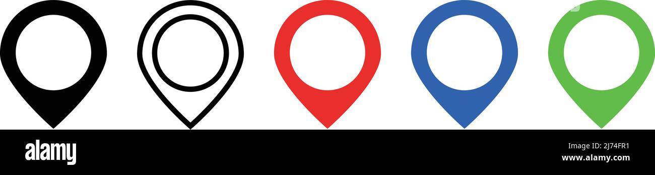 Location business place pointer Stock Vector Images - Alamy