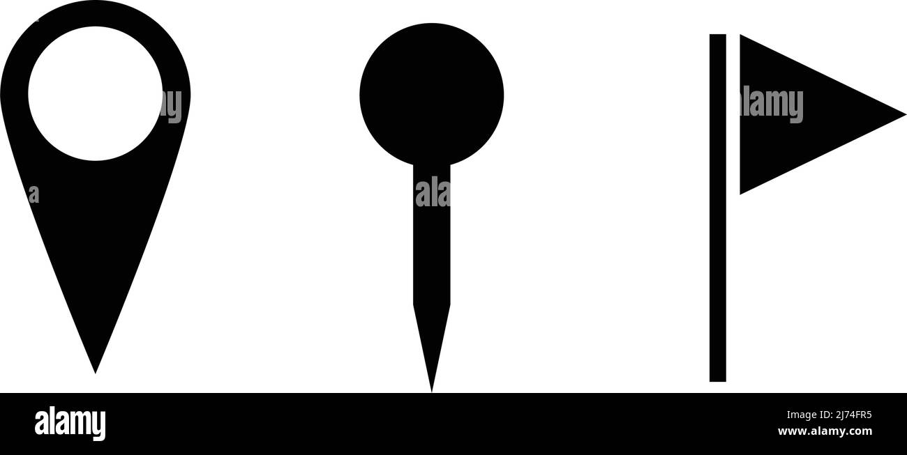 Positioning flags Stock Vector Images - Alamy