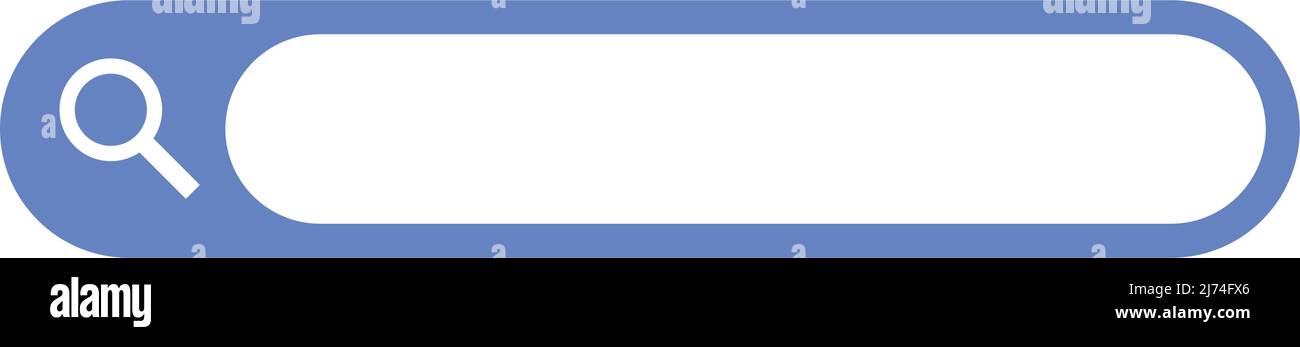 Magnifying glass and search bar icons. Web search. Editable vectors ...