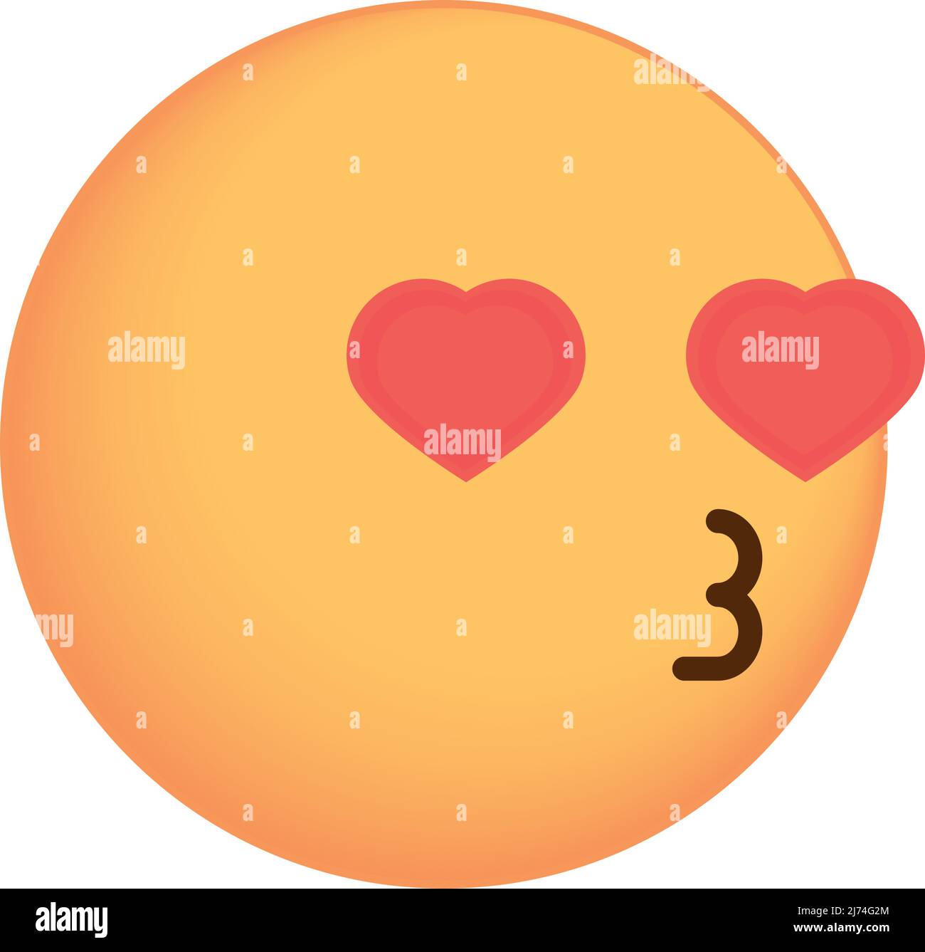 emoji in love Stock Vector Image & Art - Alamy