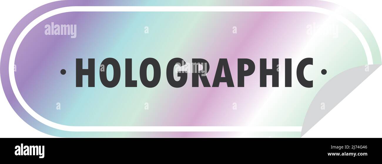 holographic color gradient Stock Vector Image & Art - Alamy