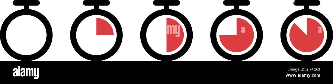 Timer vectors hi-res stock photography and images - Alamy