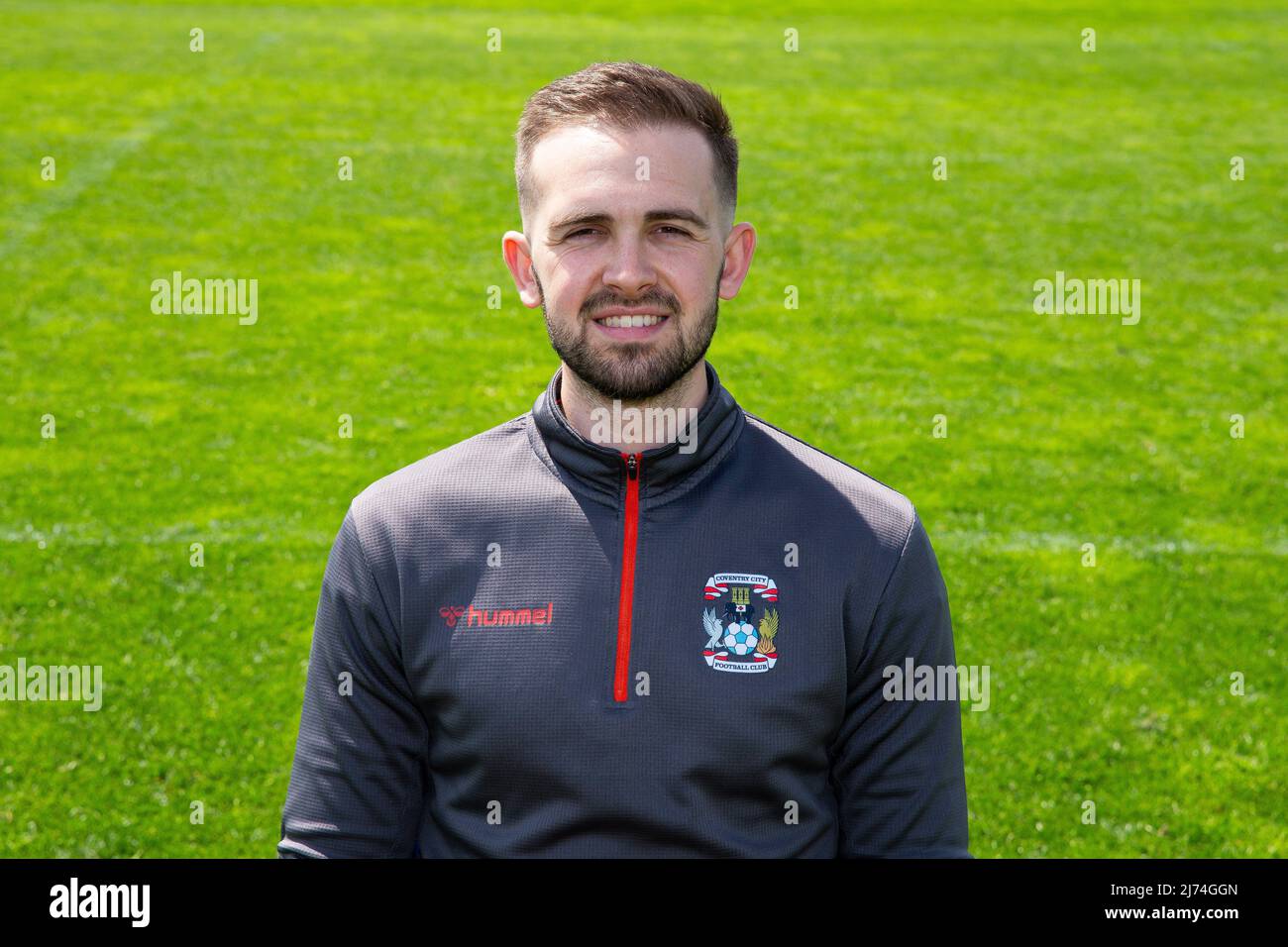 Coventry City head of media Alex Lowe during a Coventry City photocall ...