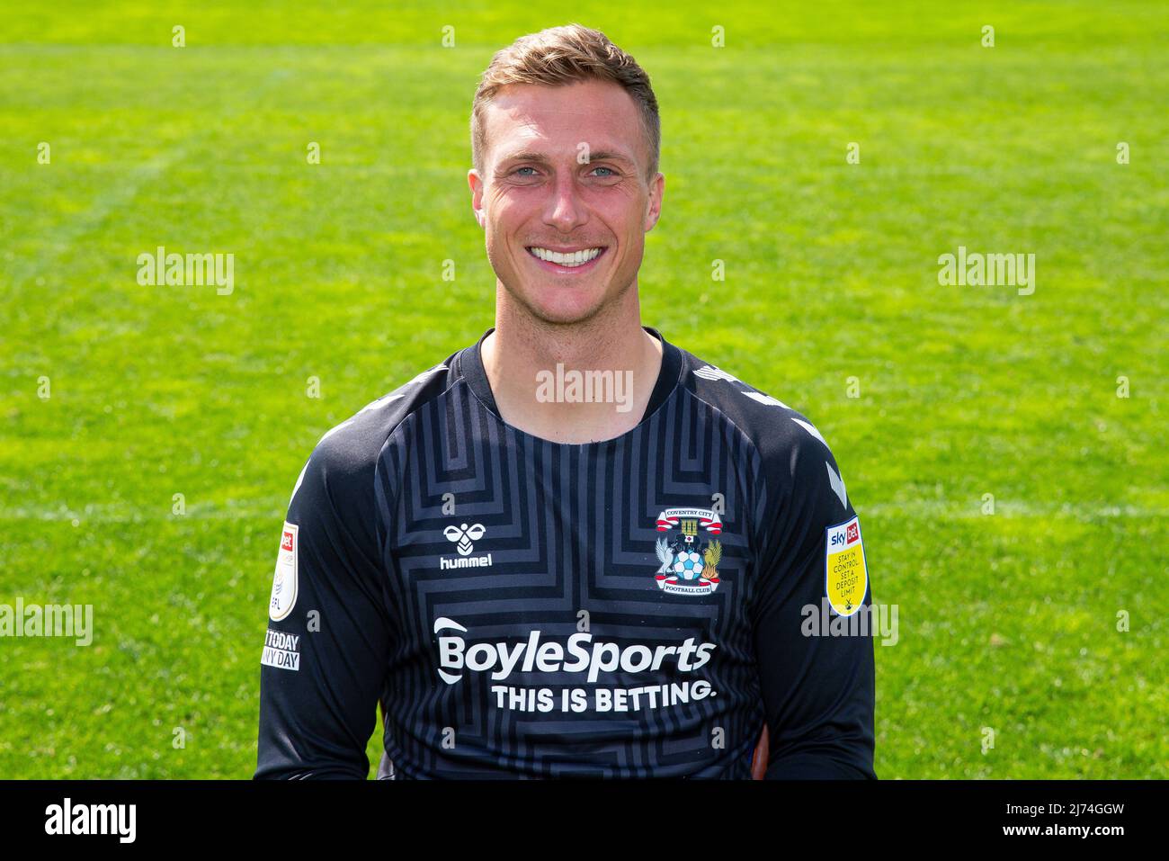 Coventry City goalkeeper Simon Moore during a Coventry City photocall ...