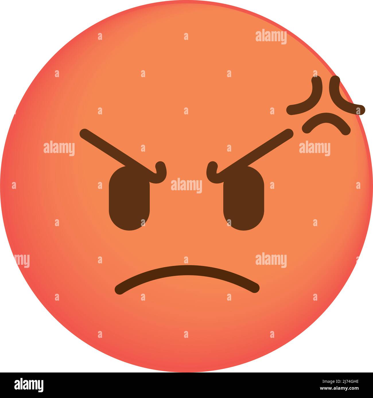 Mad Face Emoticon Text Angry Emoji Curse Emoticon. Swear Word Reaction