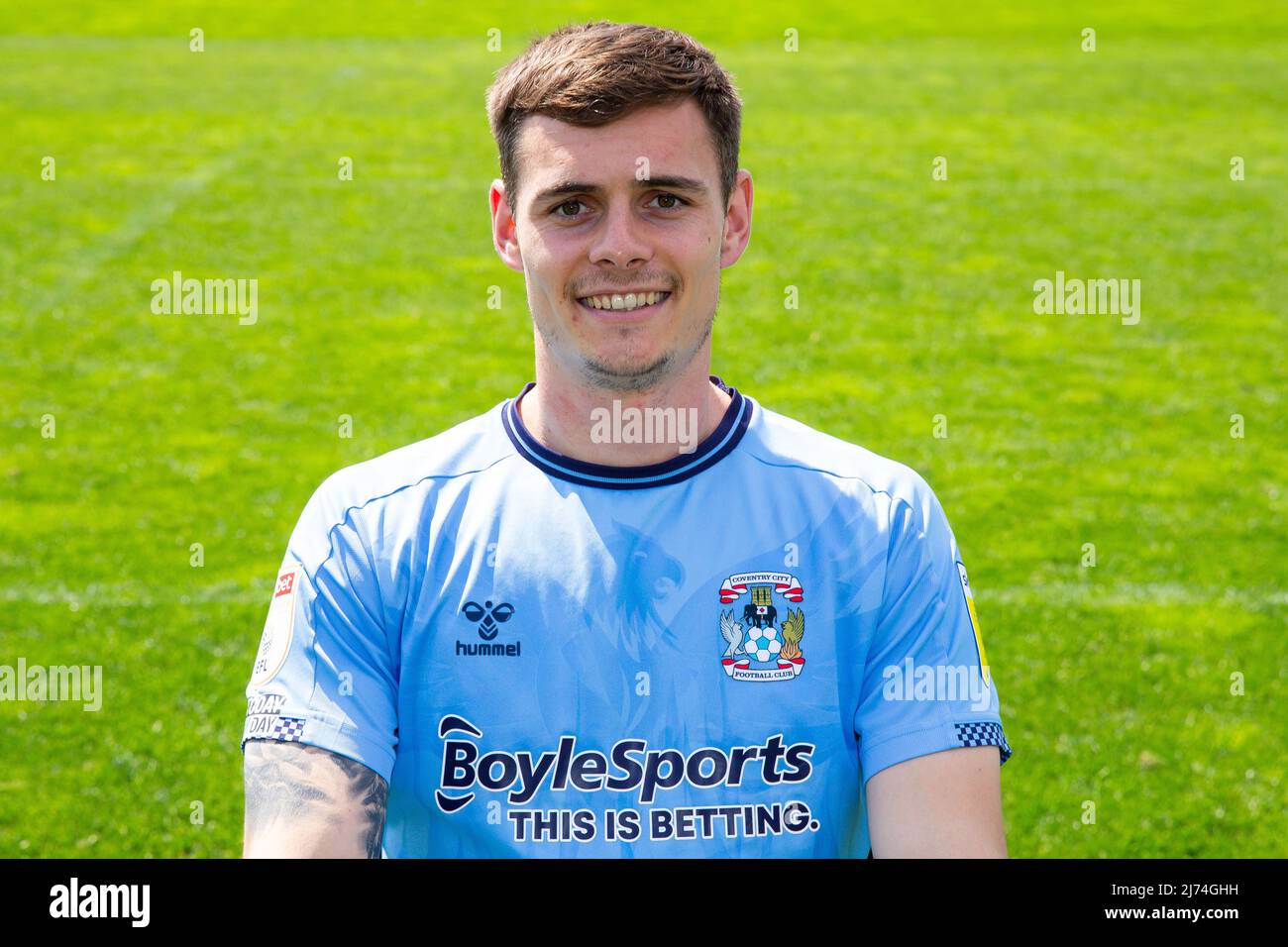 Coventry City's Michael Rose during a Coventry City photocall held at ...