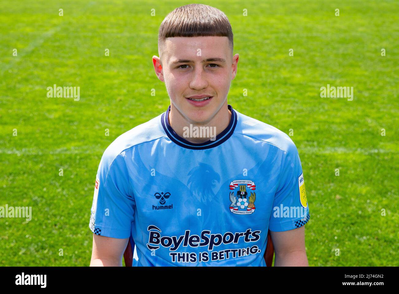 Coventry City's Aidan Finnegan during a Coventry City photocall held at ...