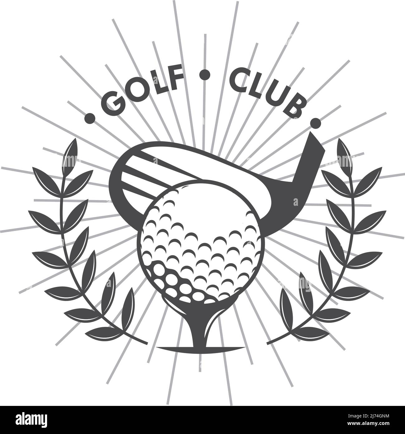 golf club emblem Stock Vector Image & Art - Alamy