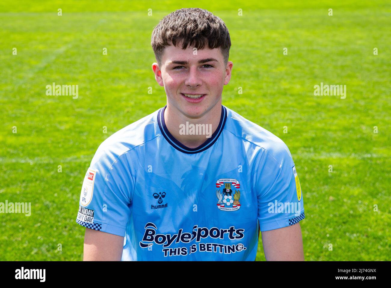 Coventry City's Ryan Howley during a Coventry City photocall held at ...