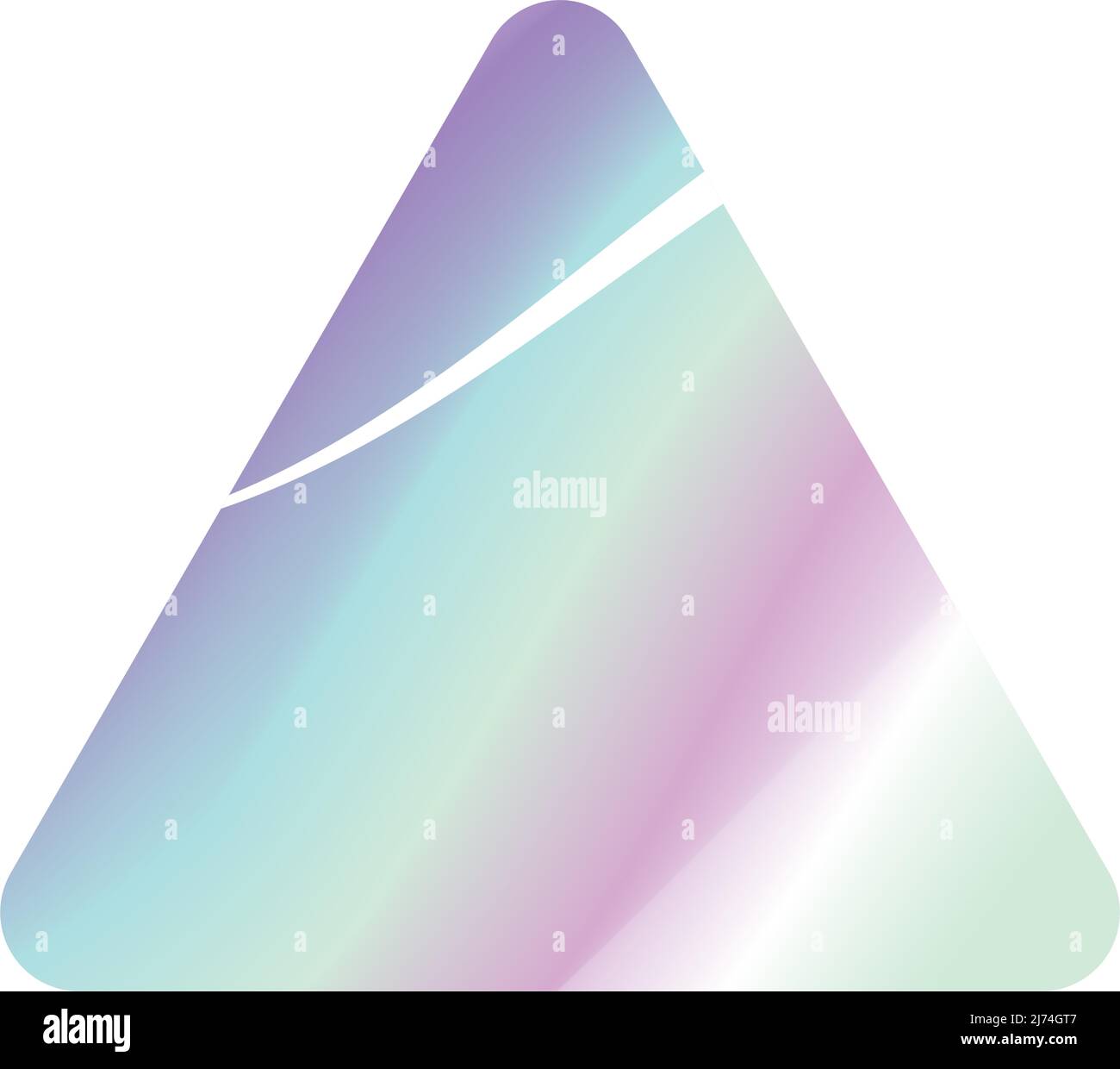 holographic shape triangle Stock Vector Image & Art - Alamy