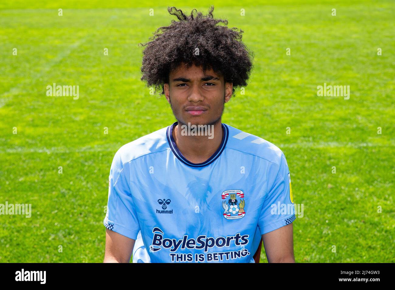 Coventry City's Harrison Nee during a Coventry City photocall held at ...