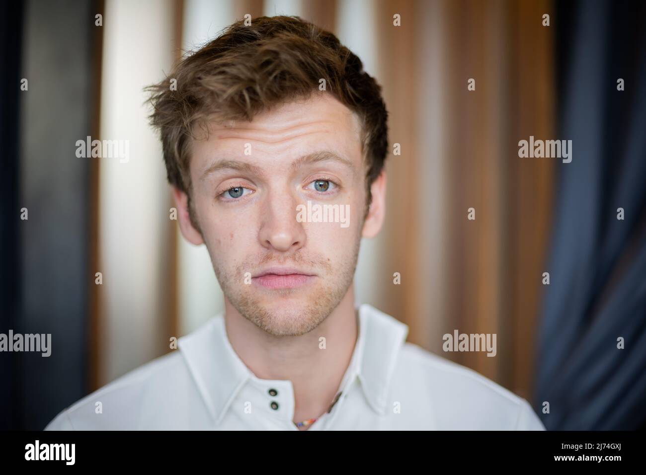 05 May 2022, Berlin: Timur Bartels, actor, participates in the Green ...