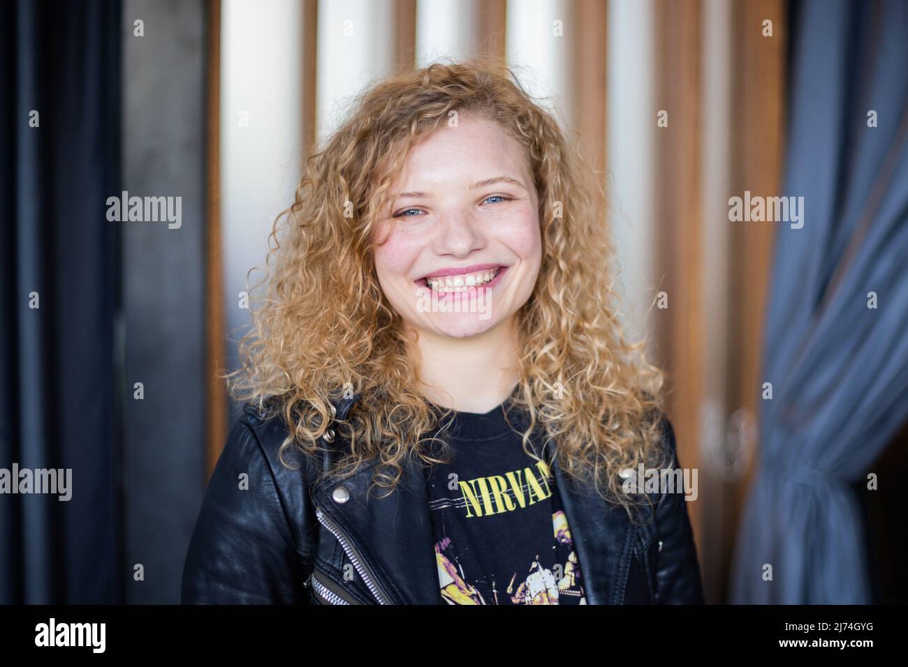 05 May 2022, Berlin: Luisa-Céline Gaffron, actress, participates in the ...