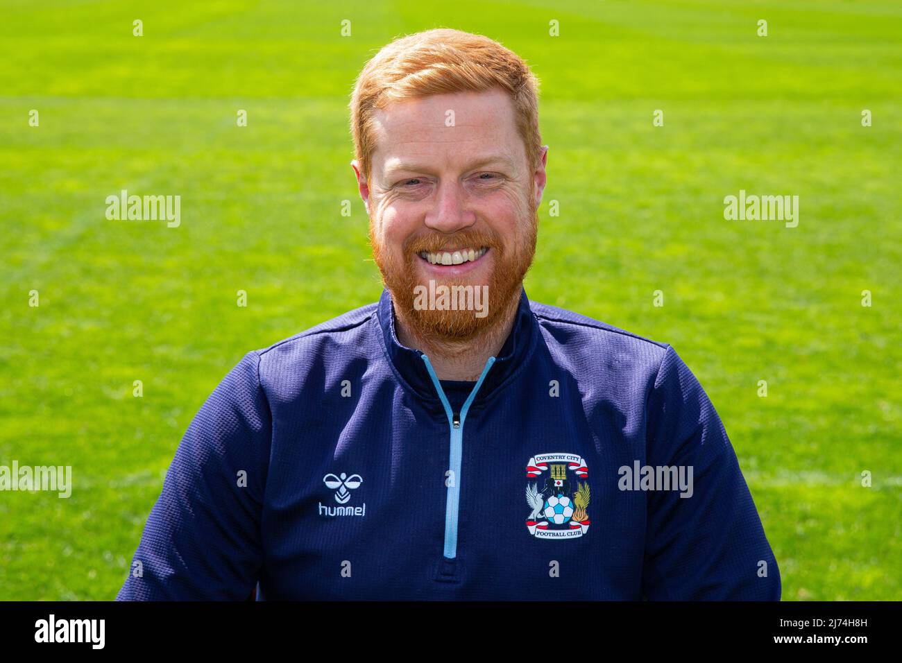 Coventry City performance analyst Paul Travis during a Coventry City ...