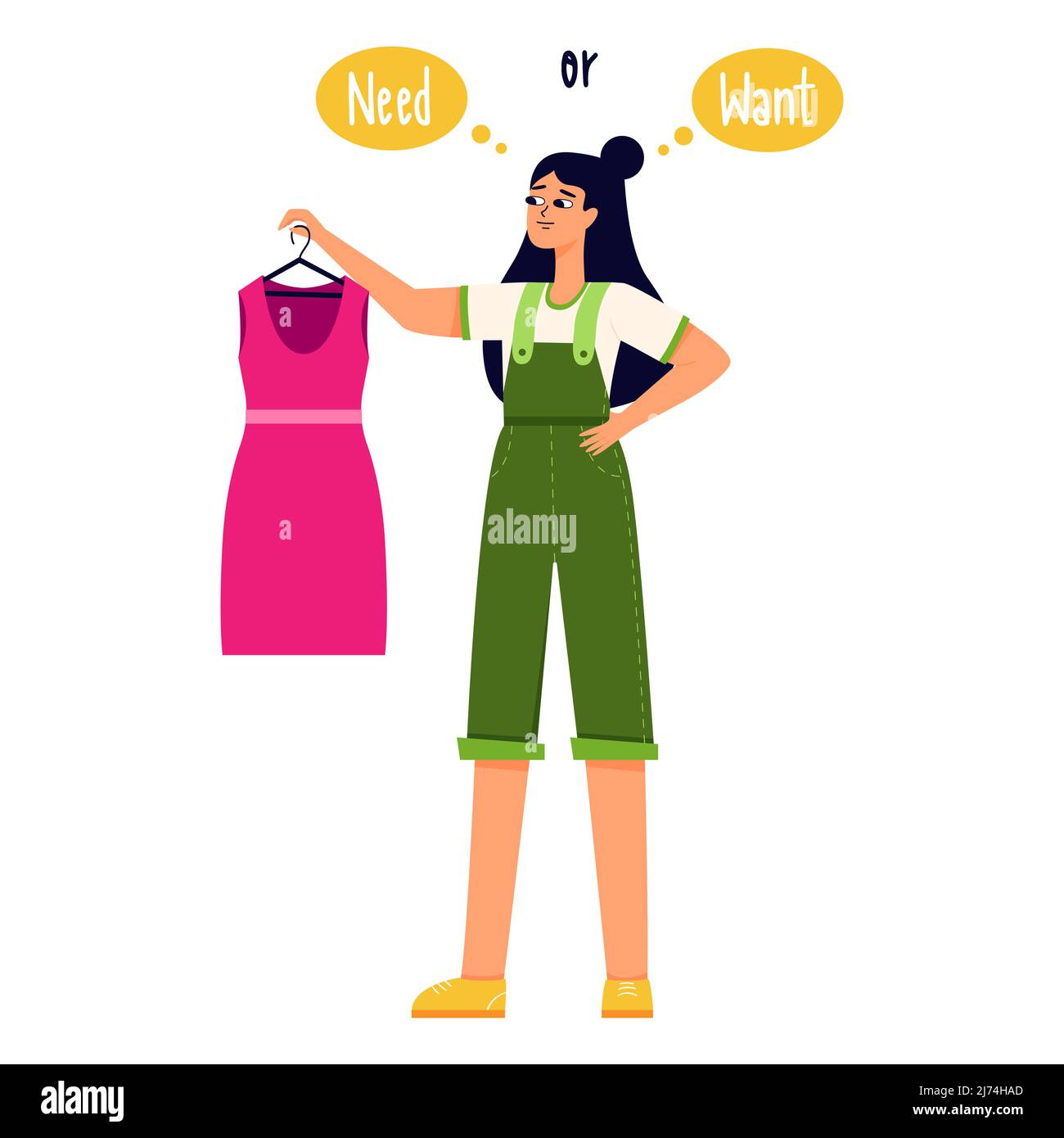 Shopping needs Stock Vector Images - Alamy