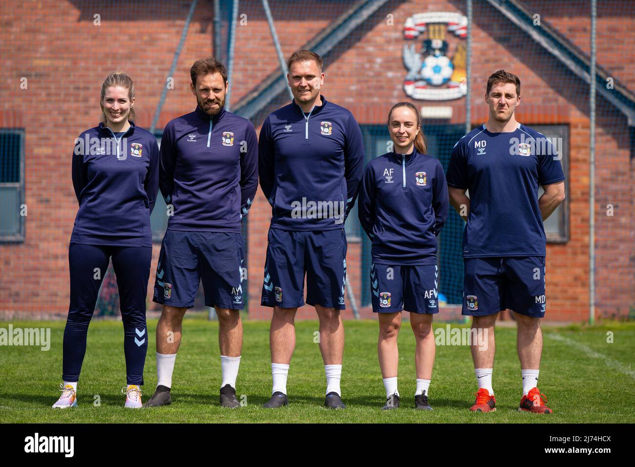 Coventry City medical staff during a Coventry City photocall held at ...