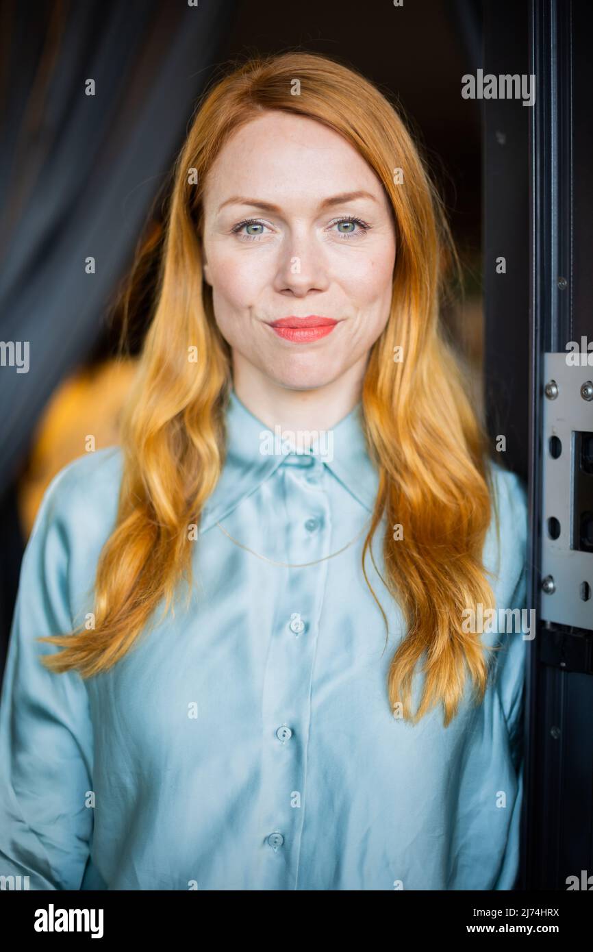 05 May 2022, Berlin: Esther Roling, actress, participates in the Green ...
