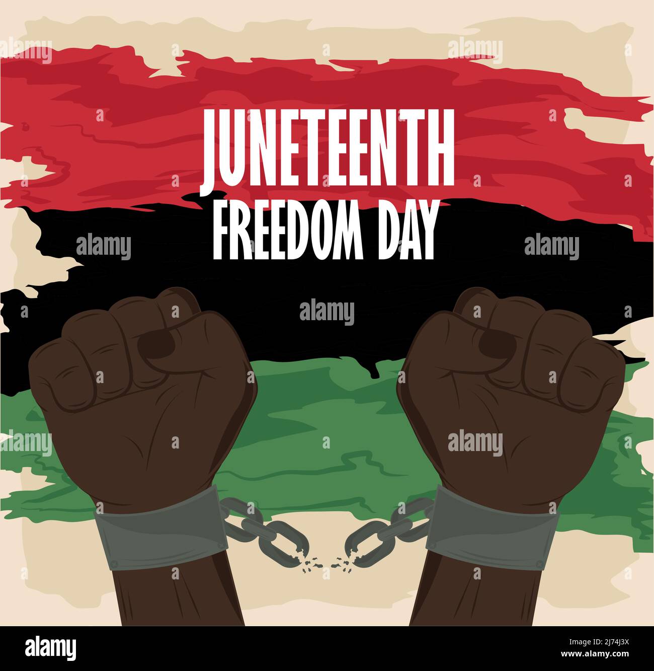 juneteenth freedom day poster Stock Vector Image & Art - Alamy