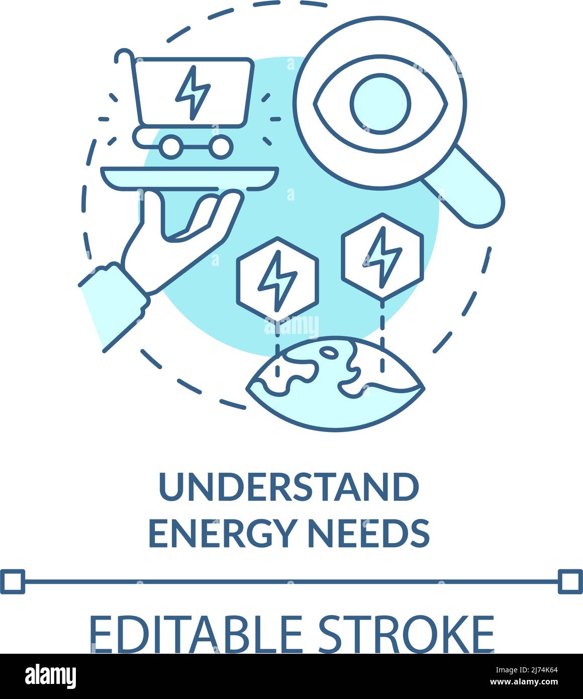 Understand energy needs turquoise concept icon Stock Vector Image & Art ... Understand energy needs turquoise concept icon Stock Vector Image & Art ...