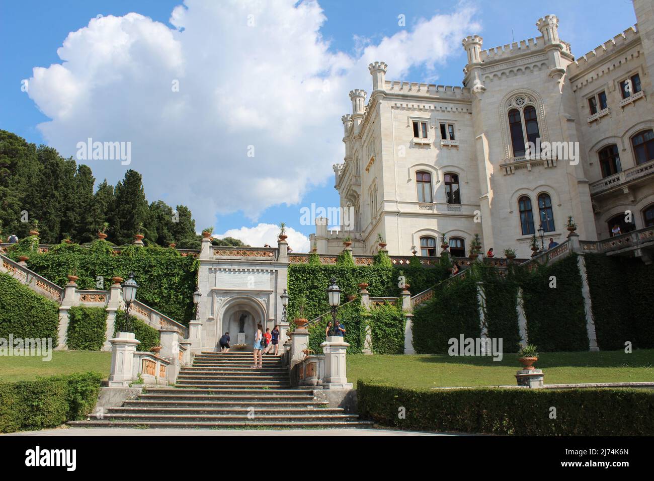 Castello di Miramare Stock Photo - Alamy