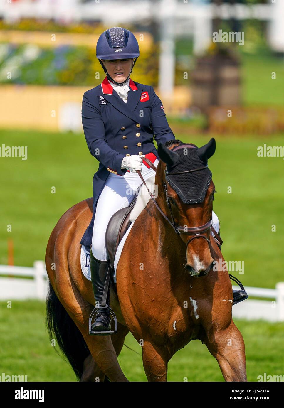 Laura Collett on London 52 during the dressage test on day three of the ...