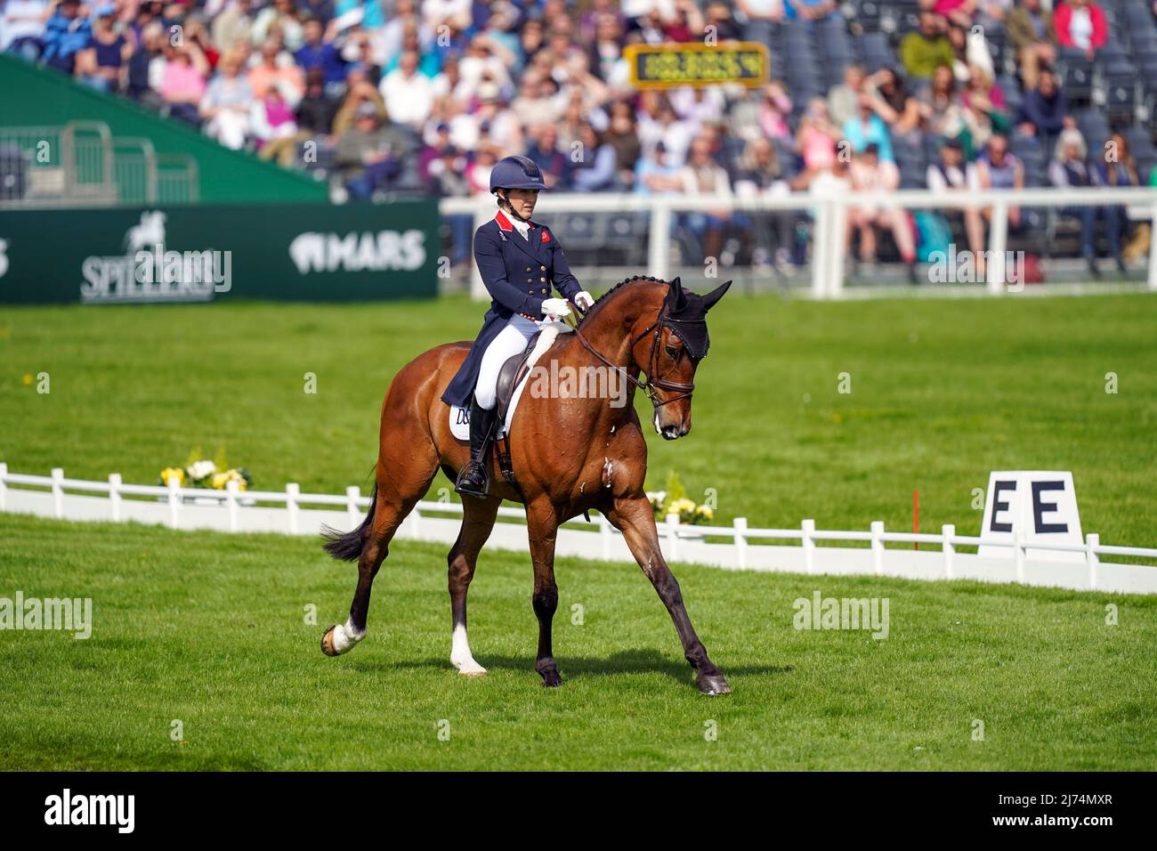 Laura Collett on London 52 during the dressage test on day three of the ...