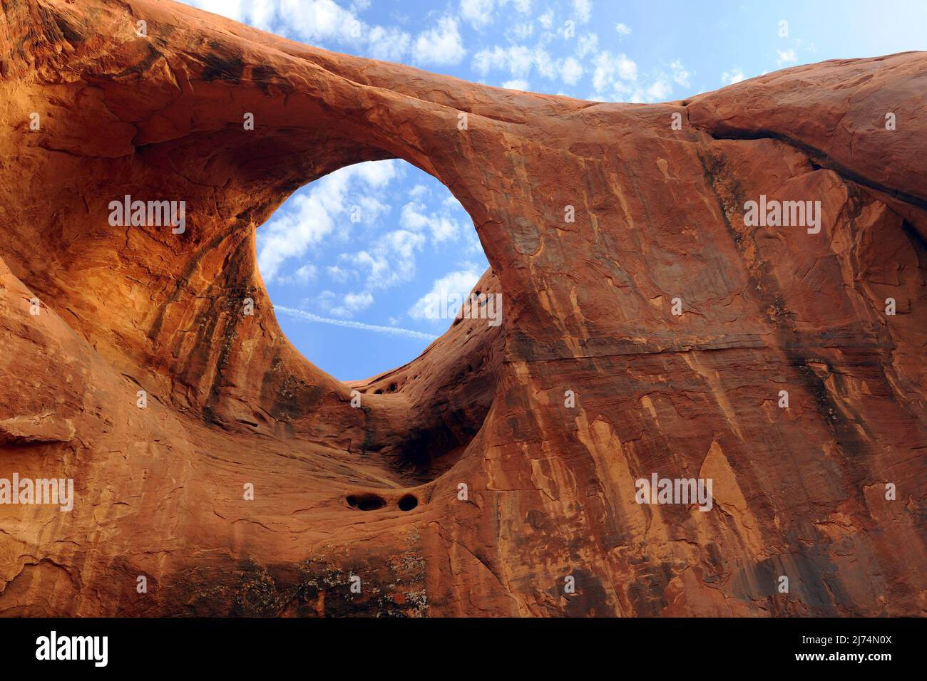Natural arch monument valley arizona hi-res stock photography and ...