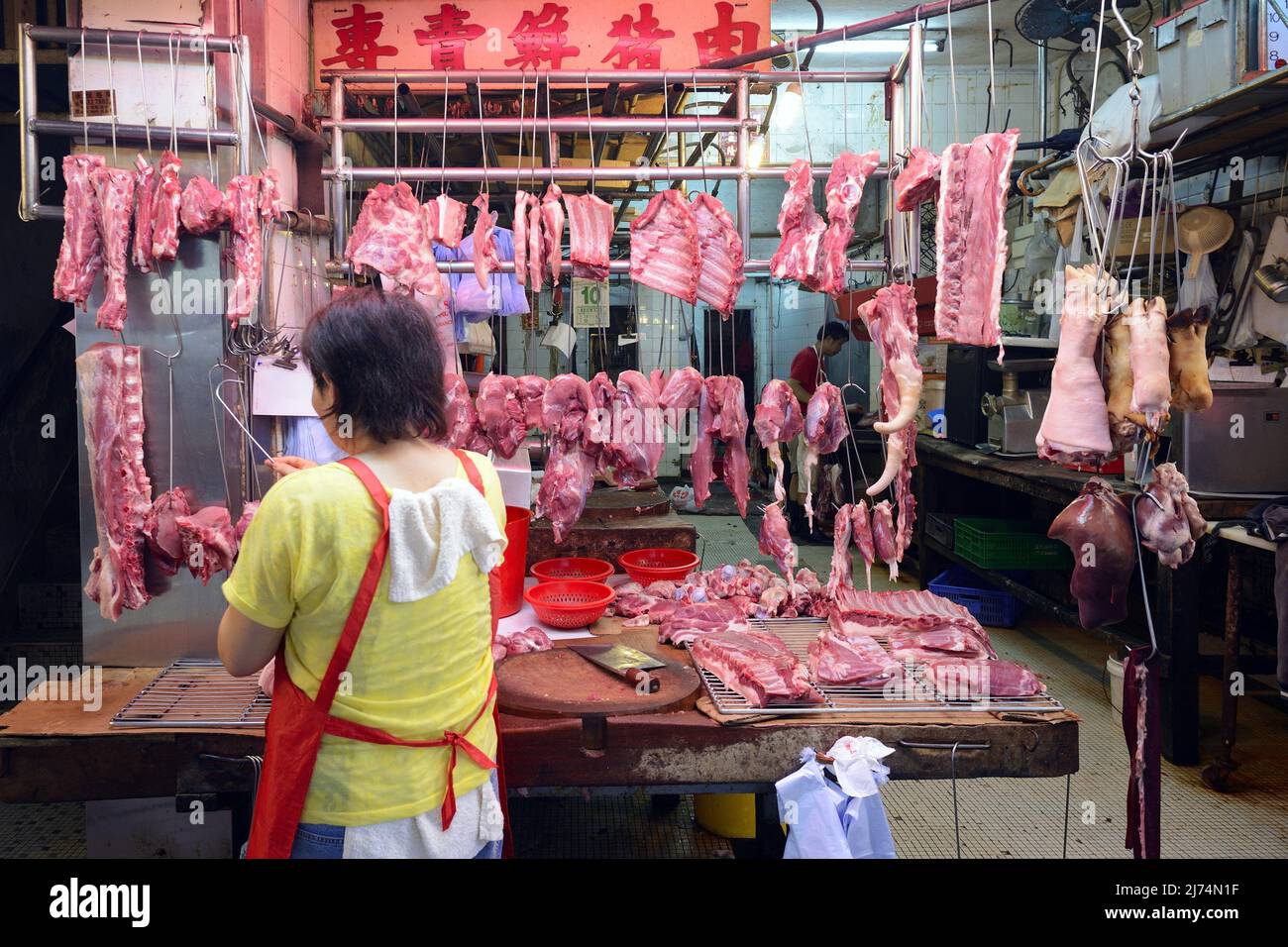 Butcher stand hi-res stock photography and images - Alamy