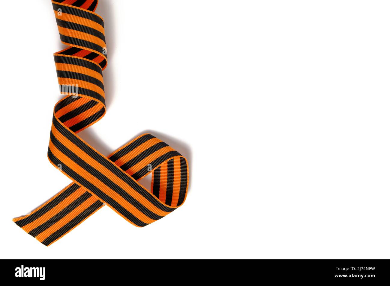 St. George ribbon on white background.Memory and patriotism Stock Photo ...