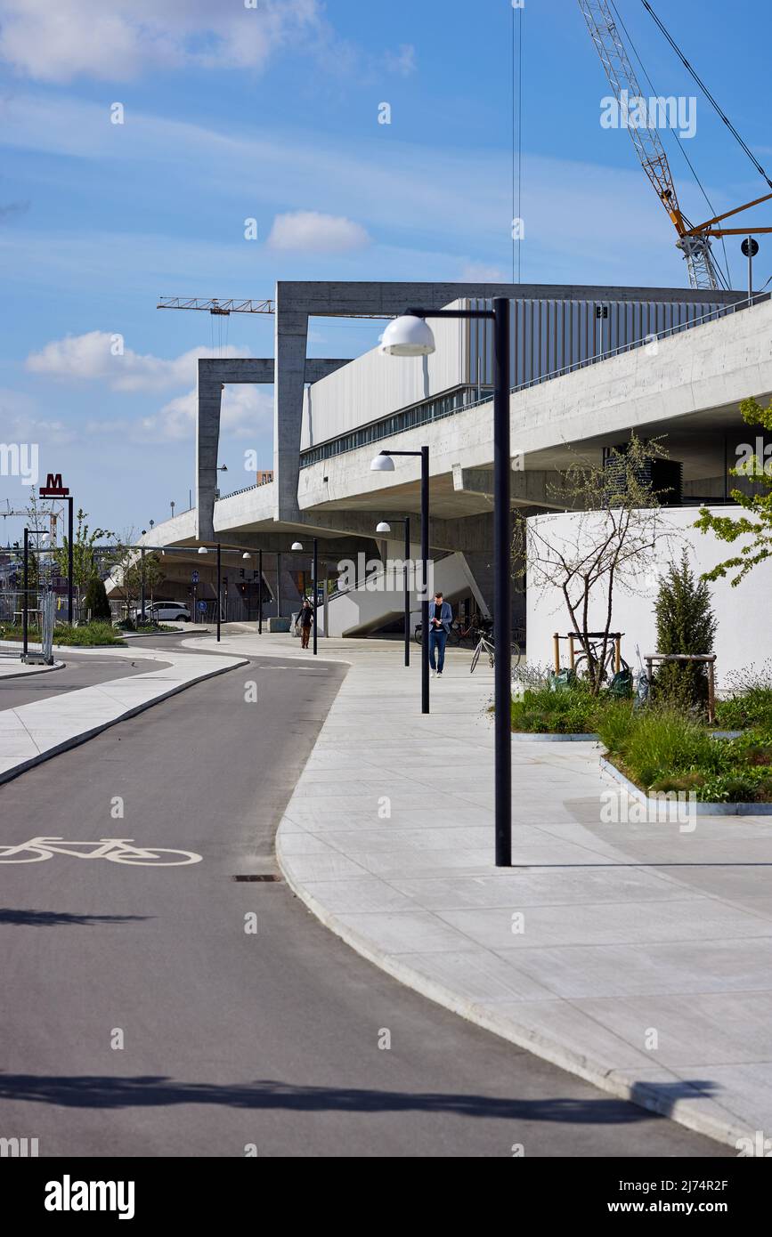 Orientkaj Station (Copenhagen Metro), designed by Cobe + Arup ...