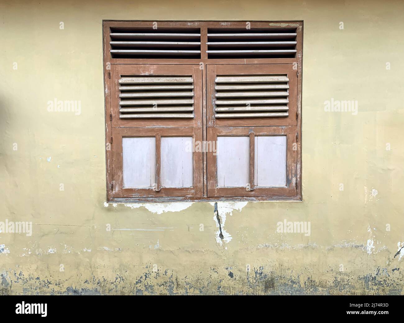 Old traditional wooden window in Yogyakarta, Indonesia Stock Photo - Alamy
