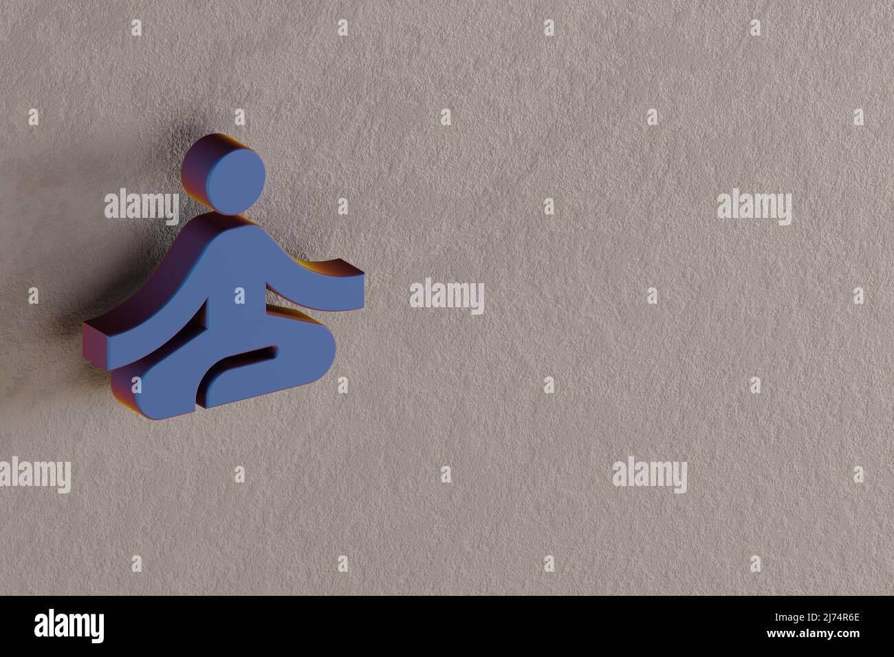 Beautiful abstract illustrations Blue Self Improvement symbol icons on ...