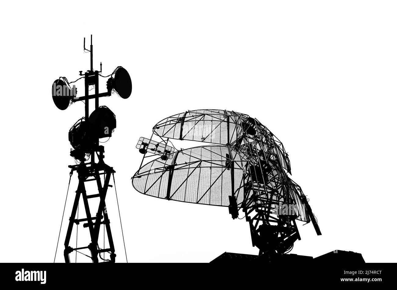 Contour air defense radars of military mobile anti aircraft systems ...