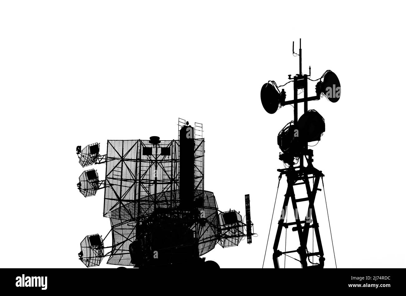 Modern radars Black and White Stock Photos & Images - Alamy