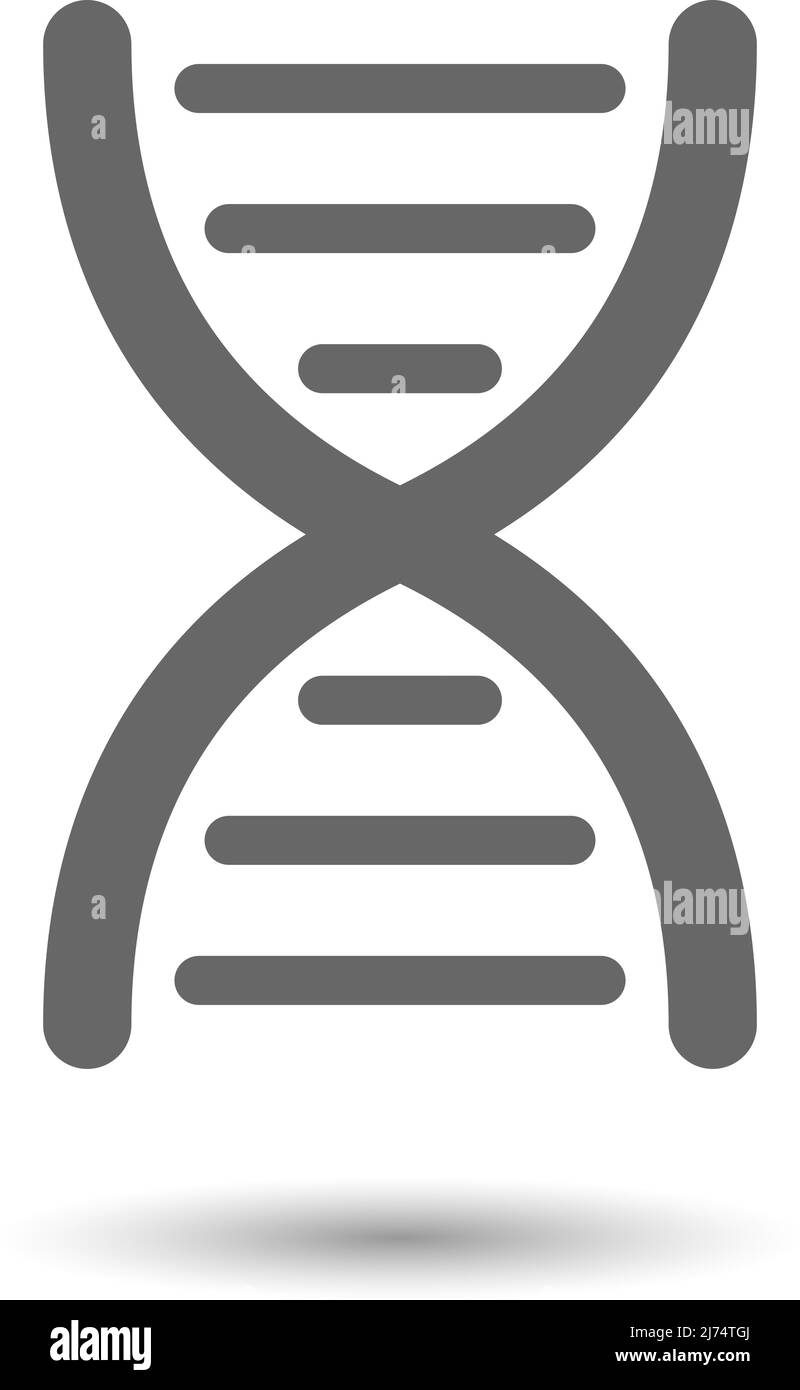 DNA icon isolated on white background Stock Vector Image & Art - Alamy