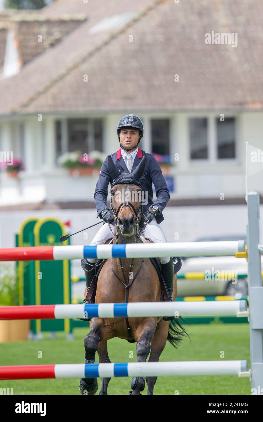 Edward Levy (FRA) riding Uno de Cerisy, FFE Prize CSIO5 during the ...