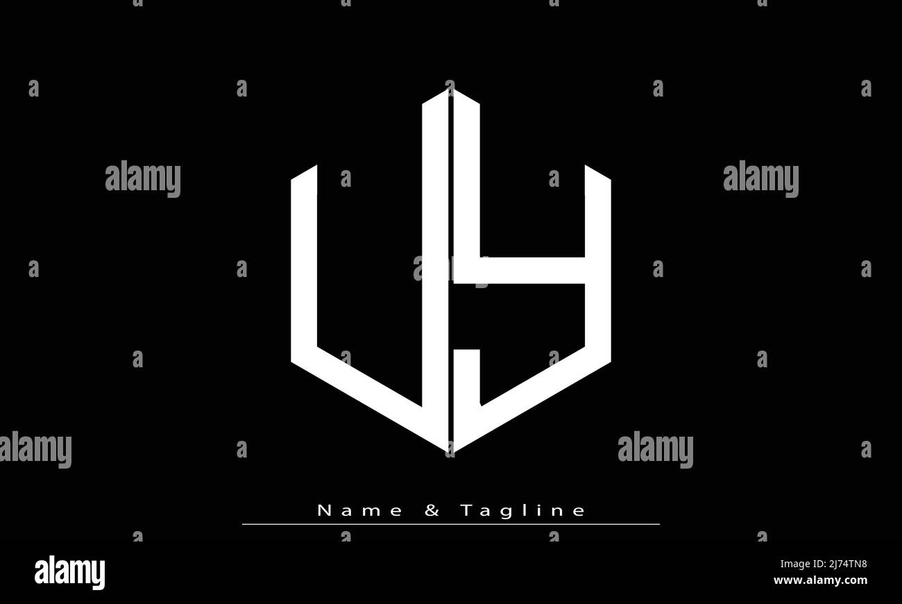 Alphabet letters Initials Monogram logo UY , YU Stock Vector Image ...